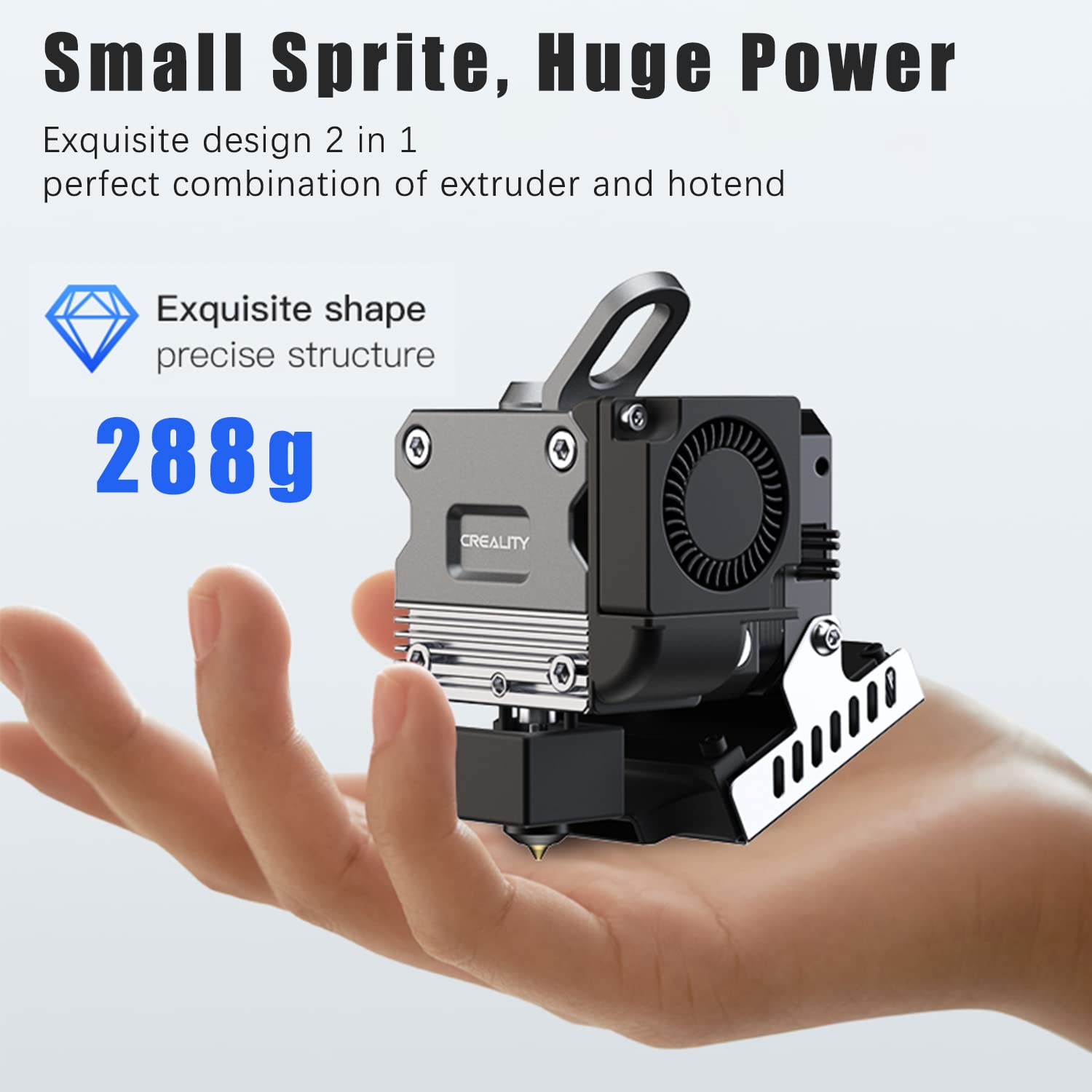 2022 Ender Official Sprite Extruder Pro Kit, Direct Drive Upgrade Kit Support TPU Filament, All Metal Hotend Dual Gear Extruder for Ender 3, Ender3v2, Ender 3 pro, Ender 3 Max, Ender 3 s1 pro