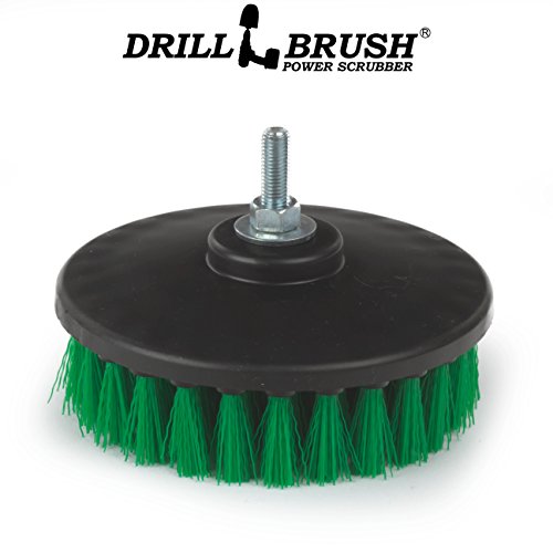 Construction Tools - Medium Scrub Brush - Threaded - 5/16 x 24 - fits Electric - Cordless - Air Pneumatic - Variable Speed - Dual Action - Orbital - Rotary - Buffer - Polisher β Machine