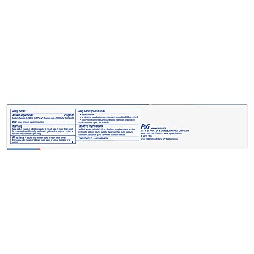 Crest Tar Sm Mnt Wht Size 8.2z Crest Tartar Protection Tartar Control Toothpaste Cool Mint Paste 8.2 Ounce (Pack of 7)