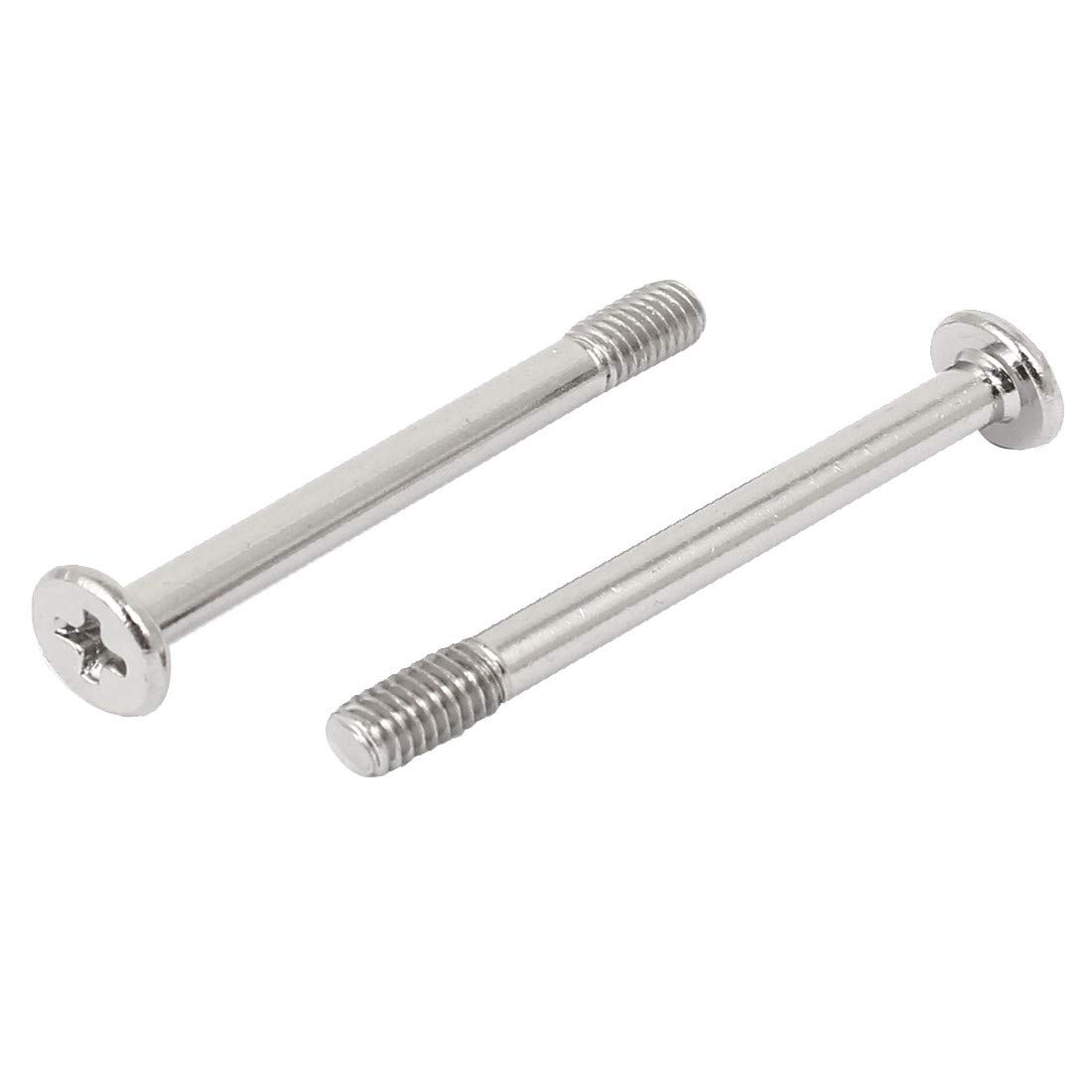 New Lon0167 M4 x Featured 40mm Flat Head reliable efficacy Phillips Computer PC Case Fan Screw Silver Tone 100pcs(id:15b a1 5a 6ca)