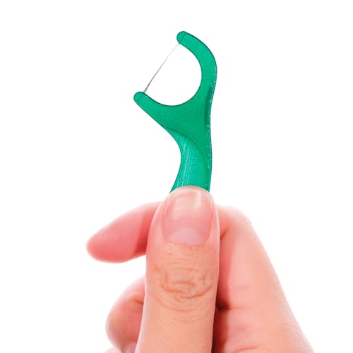 GUM Professional Clean Floss Picks - Extra Strong Shred-Resistant Floss, Easy Grip Handle - Dental Flossers for Adults - Fresh Mint Flavor, 40ct (6pk)
