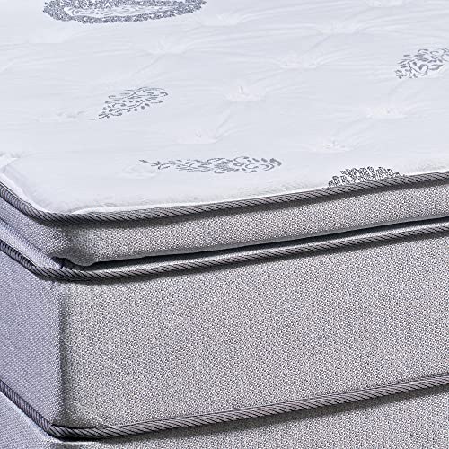 Mayton, 13-Inch Meduim Plush Foam Encased Hybrid Pillowtop Innerspring Mattress, Full XL