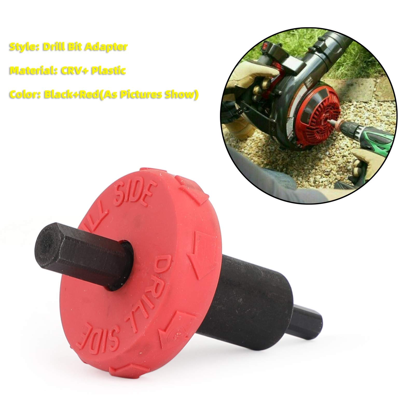 Topteng Jump Start Electric Drill Bit, Jump Start Electric Engine Drill Bit Adapter fits for Troy-Bilt Plug Button