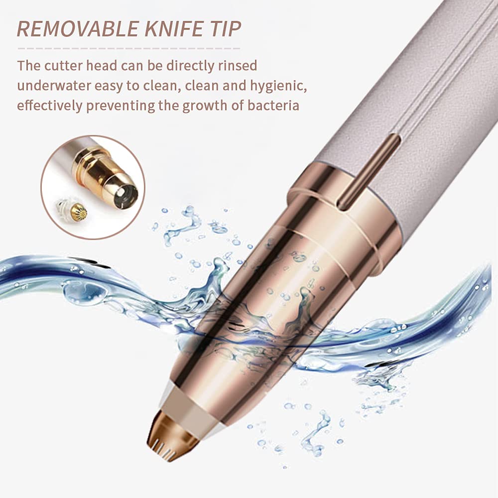 MEIYIXIN Electric Eyebrow Trimmer for Women, Precision Hair Removal, Battery Charging, Easy to Use, Multipurpose, Stylish and Portable