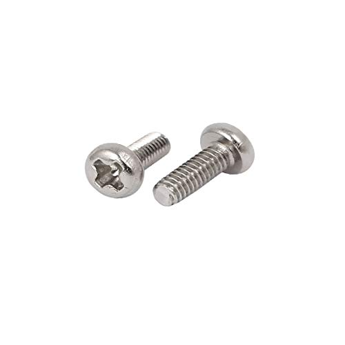 New Lon0167 PM2 x Featured 6mm Metal Phillips Reliable Efficacy Notebook Laptop Computer Screw Silver Tone 100pcs(id:412 7f FA f60)