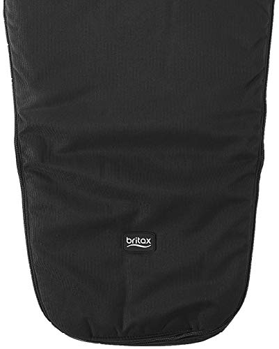 Britax Stroller Sleeping Bag Footmuff | Durable and Warm Insulation Fabric + 2-Side Zip Opening Black