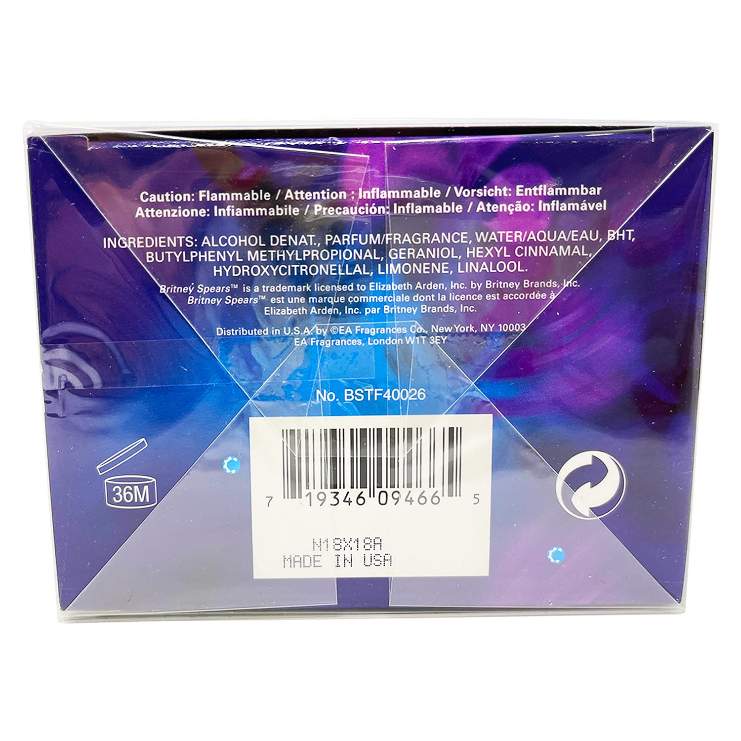 Britney Spears Midnight Fantasy EDP for Women 100 ml/3.4 oz.