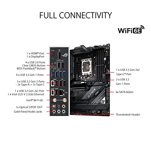 INLAND Performance Plus 2TB GEN 4 SSD with Heatsink Compatible with PS5 + Intel Core i9-12900K Desktop Processor 16 (8P+8E) Cores up to 5.2 GHz Unlocked LGA1700 Desktop Processor with ASUS ROG Strix Z