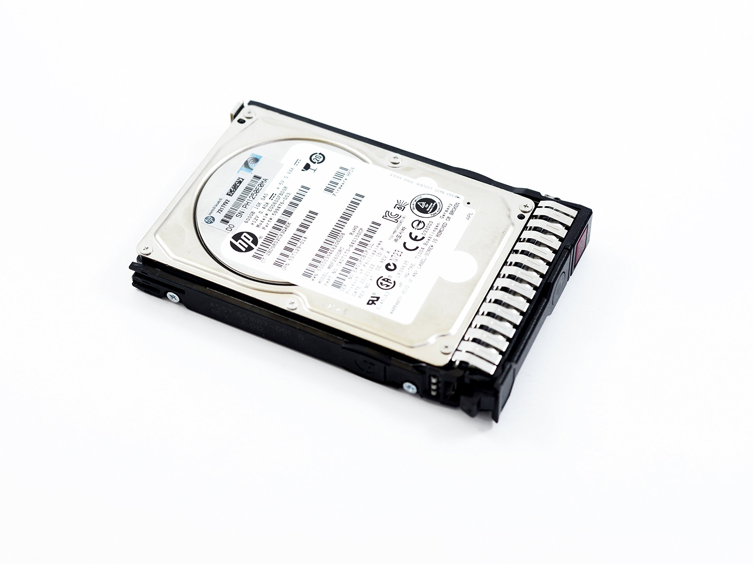 HP 653957-001 600 GB 2.5" SFF HDD - 652583-B21, 713964-001 (Renewed)