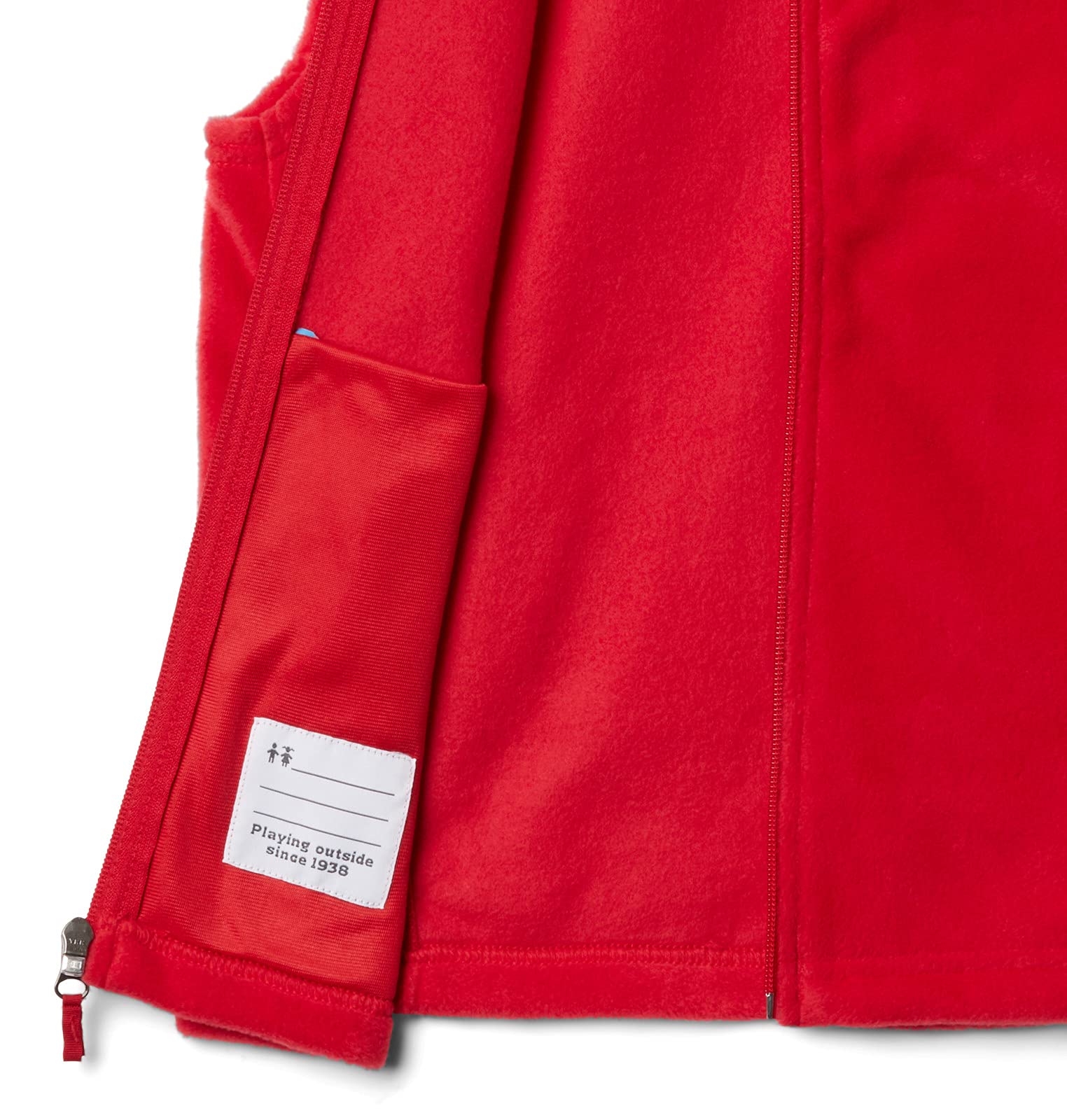 Columbia Baby Steens Mtn Fleece Vest, Mountain Red, 18/24