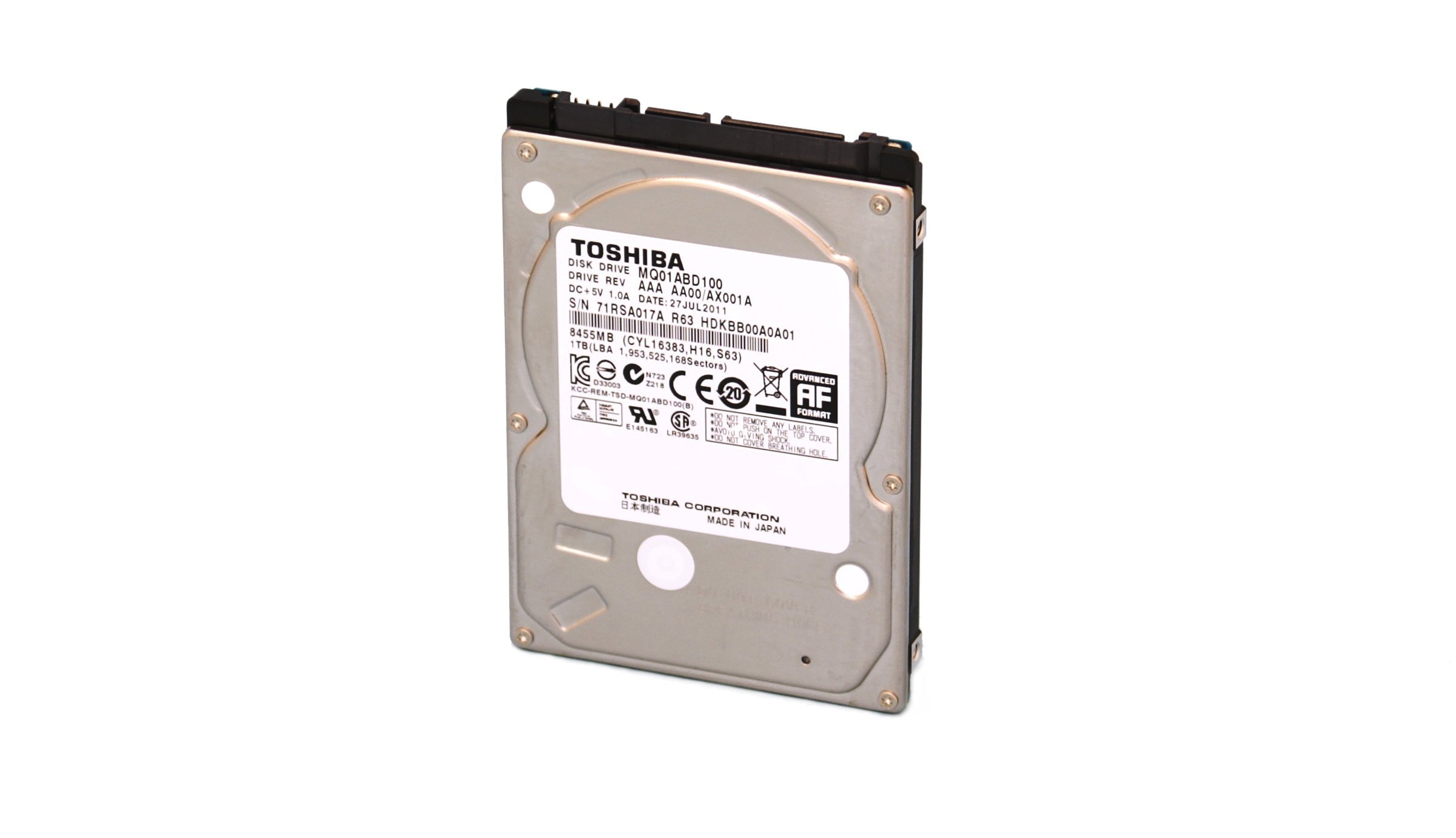 Toshiba MQ01ABD MQ01ABD100 1 TB 2.5 inch Internal Hard Drive (Renewed)