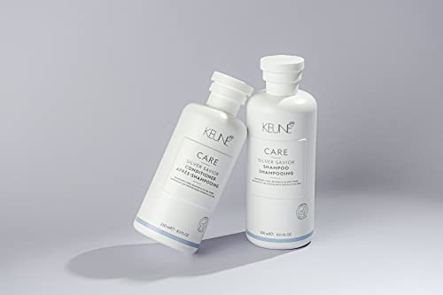 Keune Care Silver Savior Shampoo, Toning & Brightening Cleanser for Blonde & Grey Hair, 10.1 Fl Oz