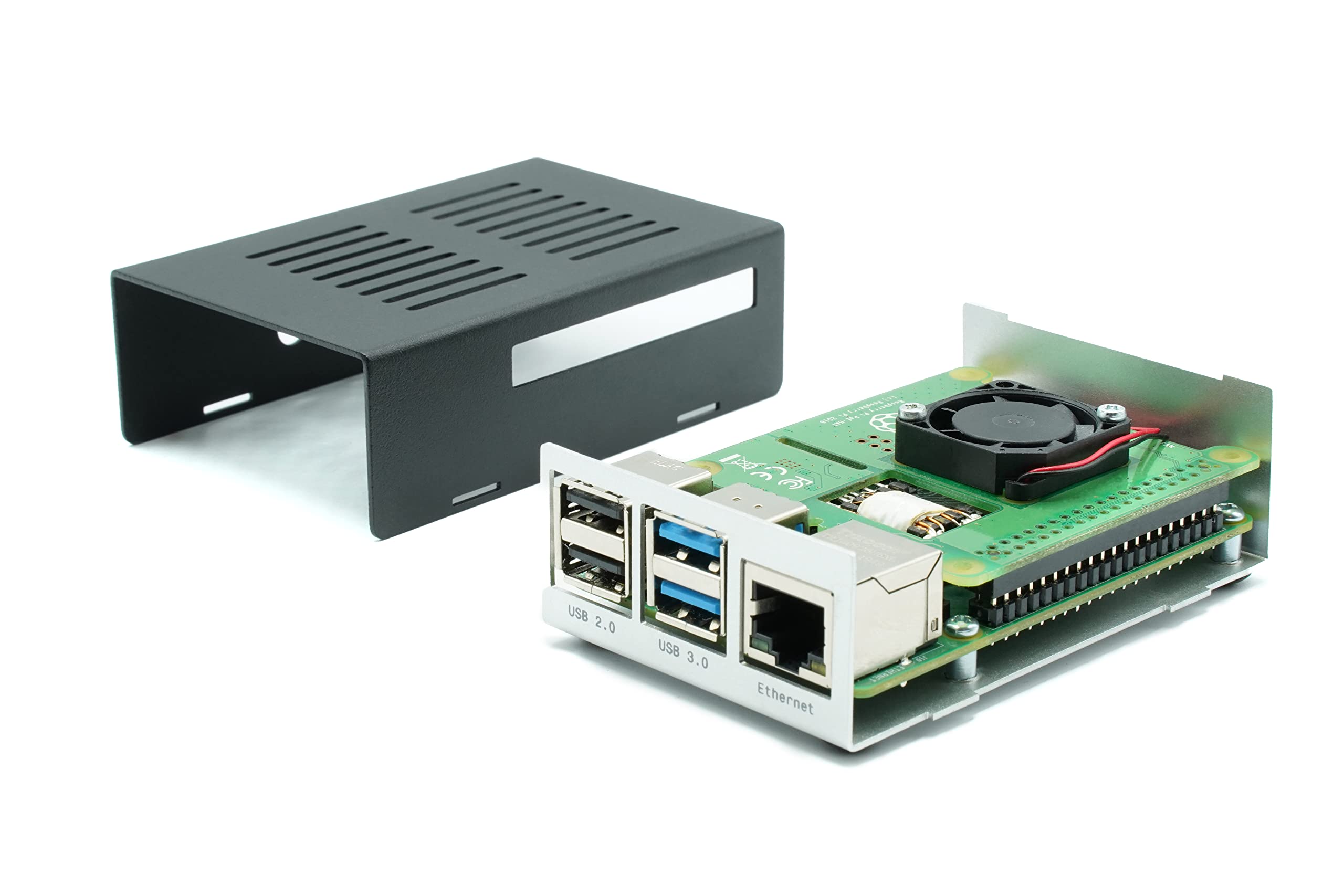 KKSB Raspberry Pi 4 Case | Space for Raspberry Pi 4 Heatsink, PoE HAT