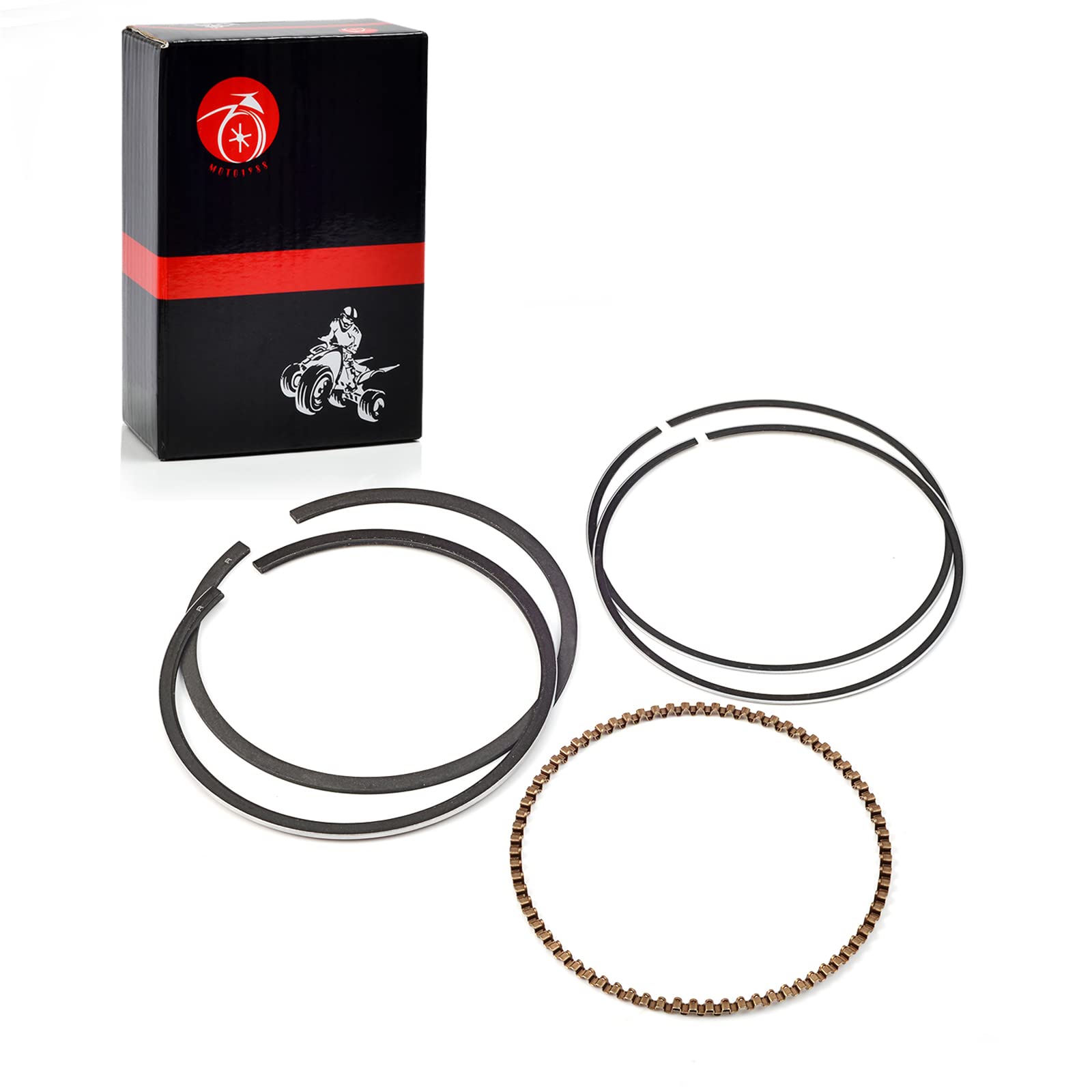 301cc Piston & Ring and Gasket Seal Engine Rebuild Kit STD Compatible with Yamaha Golf Cart G11 G16 G20 1996-2002