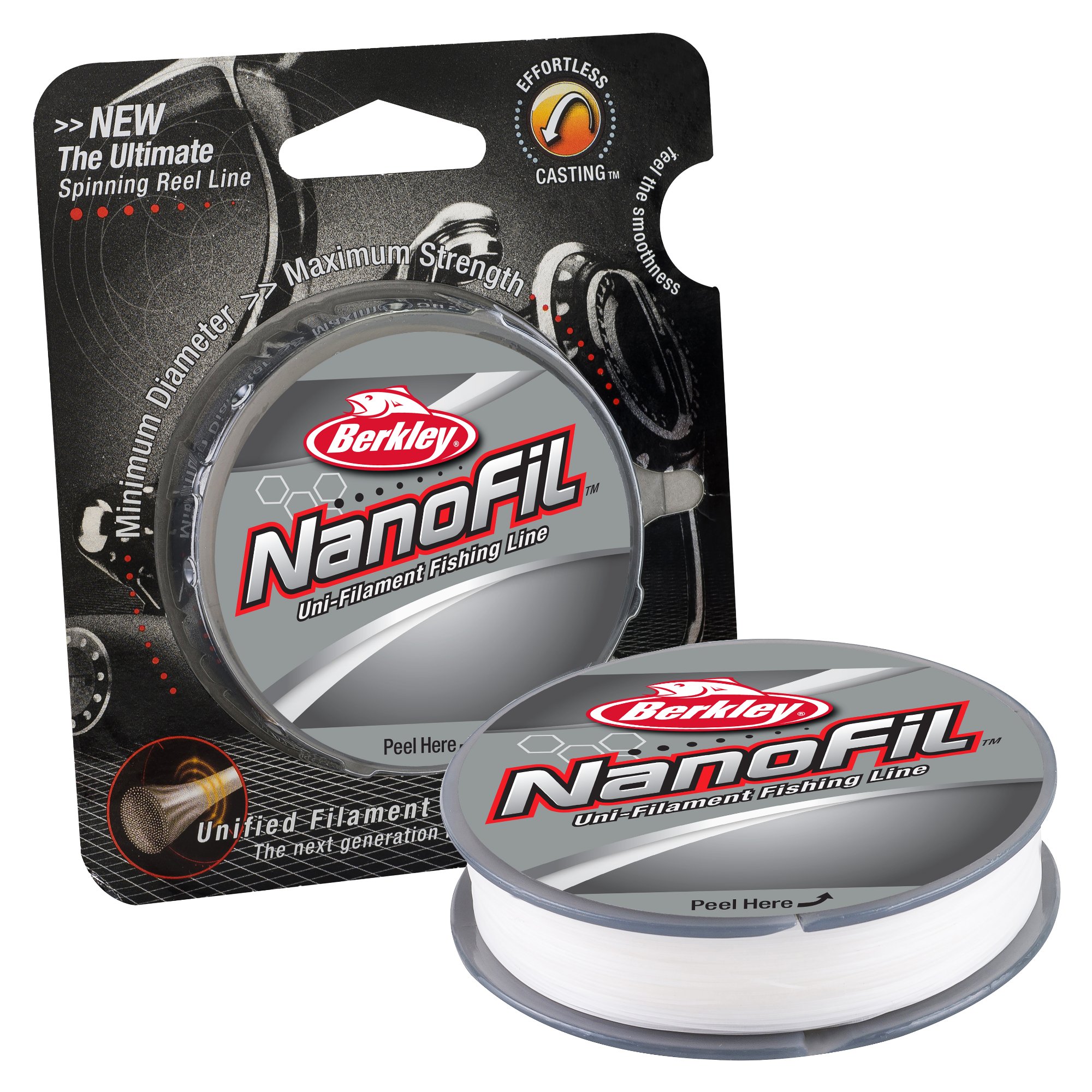 Berkley NanoFil Uni-filament Fishing Line, 10 Pound Test-150 Yard, Clear Mist