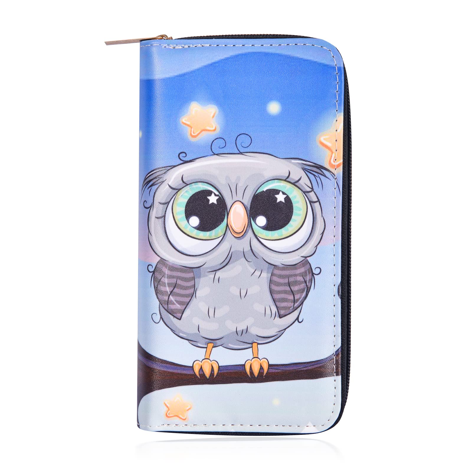 BSGT Owl Wallet for Women Gifts (Owl with Star)