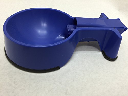 Easy-Clean Auto-Fill Water Bowl with Indoor Installation Kit and 25 foot of Poly-tubing,Blue