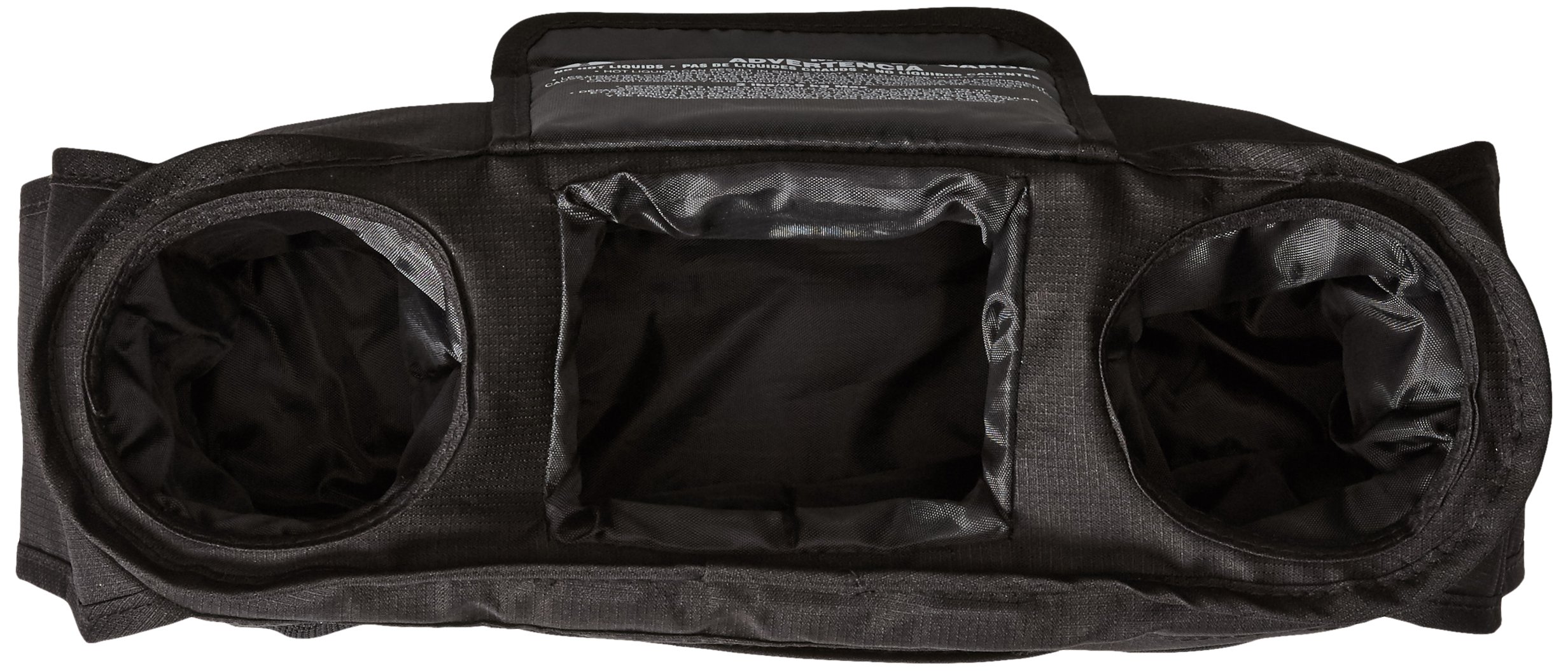 Britax Stroller Organizer with Insulated Cup Holders | Large Center Compartment with Magnetic Closure + 3 Outer Pockets + Folds with Stroller, No Removal Needed Black