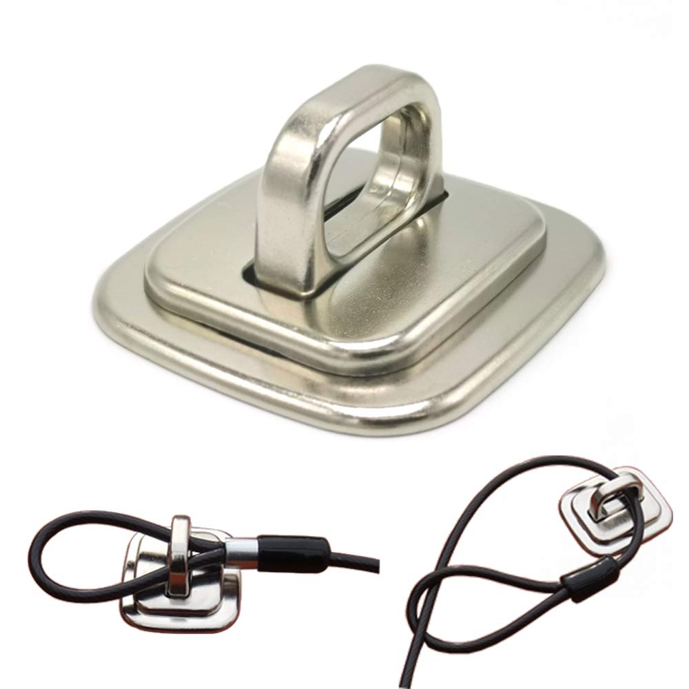 Security Anchor Base Plate for Keyed or Combination Cable Locks,Desk Mount Anchor Accessory for Cable Locks 2 Pack