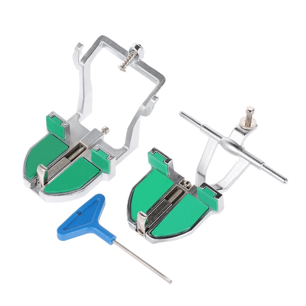 SoHome Adjustable Dental Tooth Articulator Stainless Steel Articulator for Lab Rubber-lined Base Plate Tool JT-44
