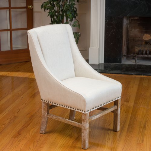 Christopher Knight Home James Fabric Dining Chair, Natural