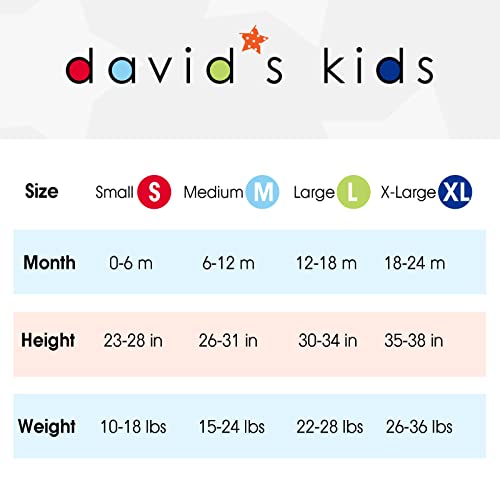 david's kids 100% Cotton Baby Sleep Sack 6-12 Months, Soft Baby Wearable Blankets with 2-Way Zipper, 2 Pack Comfy Sleeping Bags for Infant Newborn Boys Girls Neutral, Medium Size, Rainbow & Space