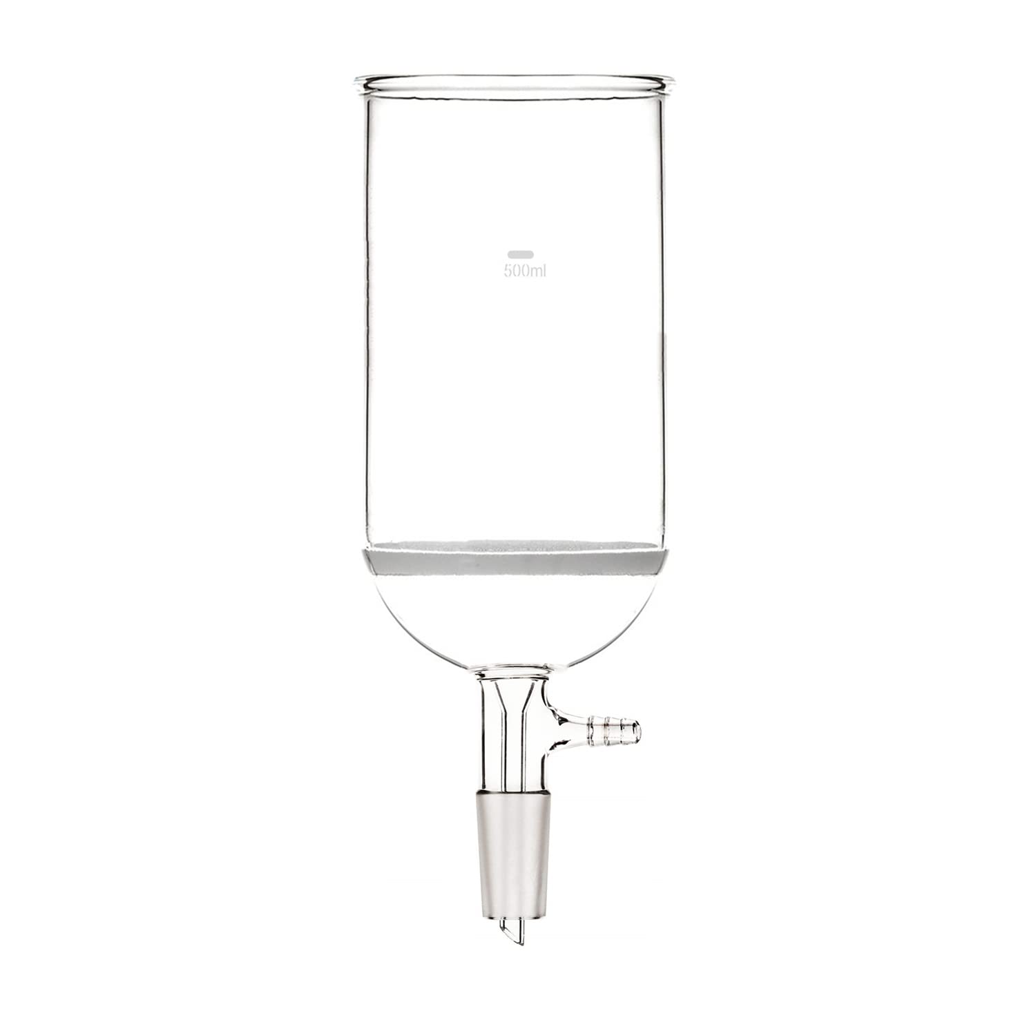 Deschem 500ml,24/40,Glass Buchner Funnel,3# Coarse Filter