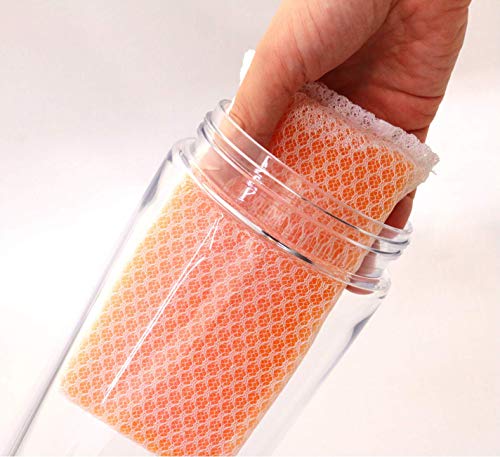 Lustroware Easy Care One-touch Airtight Pitcher 2.2QT (71oz) for Hot or Cold Liquids | High Heat Resistant, Leak Proof & Space Saving | Made in Japan