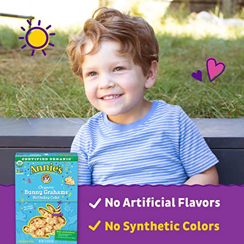 Annie's Organic Birthday Cake Bunny Graham Snacks, 7.5 oz.