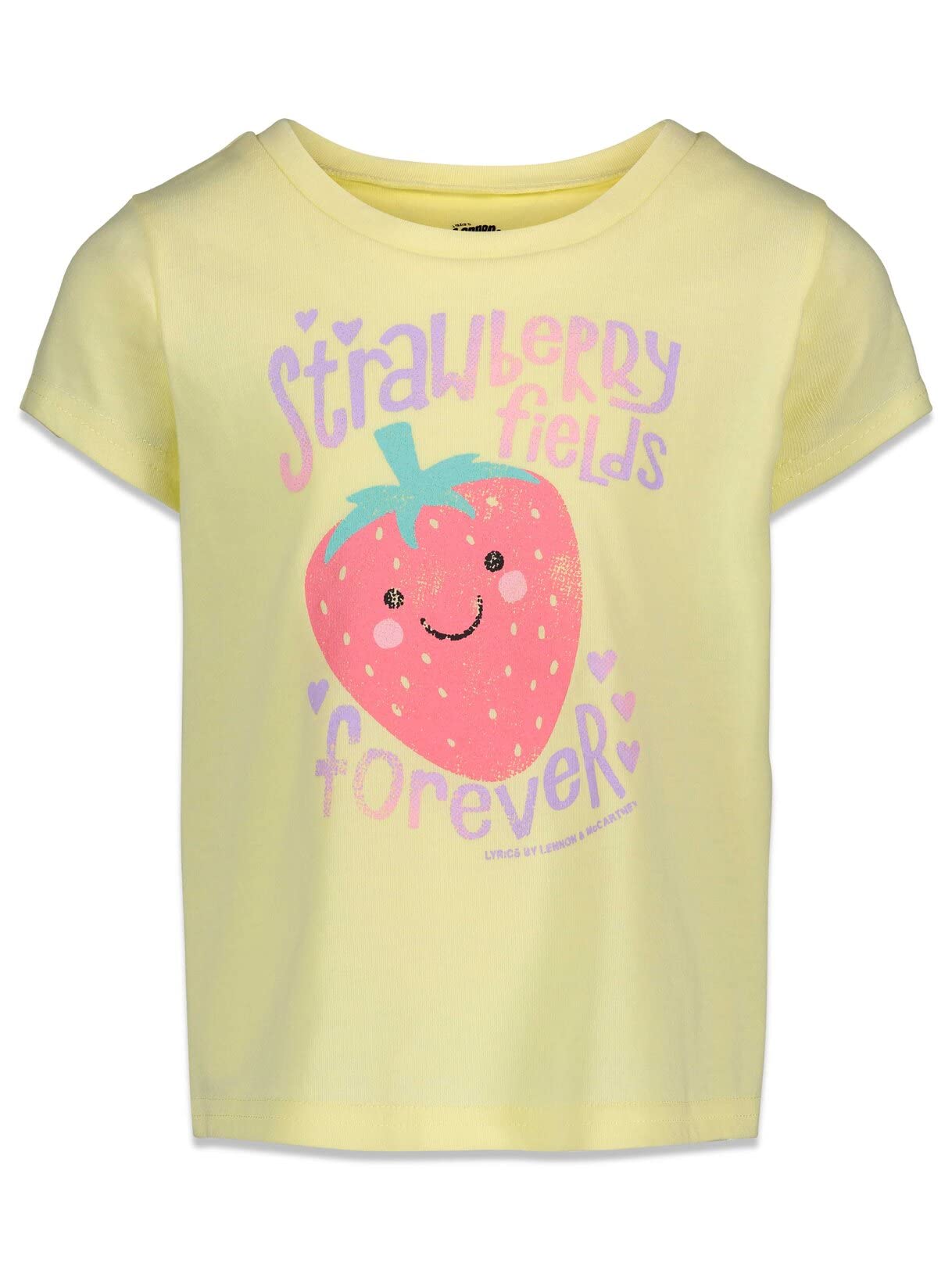 Lyrics by Lennon and McCartney Lennon & McCartney Infant Baby Girls 5 Pack T-Shirts The Beatles 18 Months