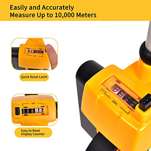 Aain® 4-Inch Measuring Wheel, Measuring Wheel For Outdoor Distance Measurment, Made In Taiwan