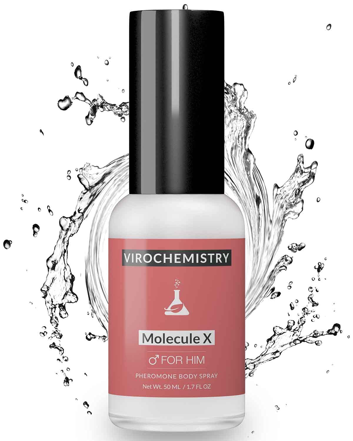 VIROCHEMISTRY Pheromones to Attract Women for Men (Molecule X) Body Spray - Bold, Extra Strength Human Pheromones Fragrance Body Spray - 50ml (Human Grade Pheromones to Attract Women)