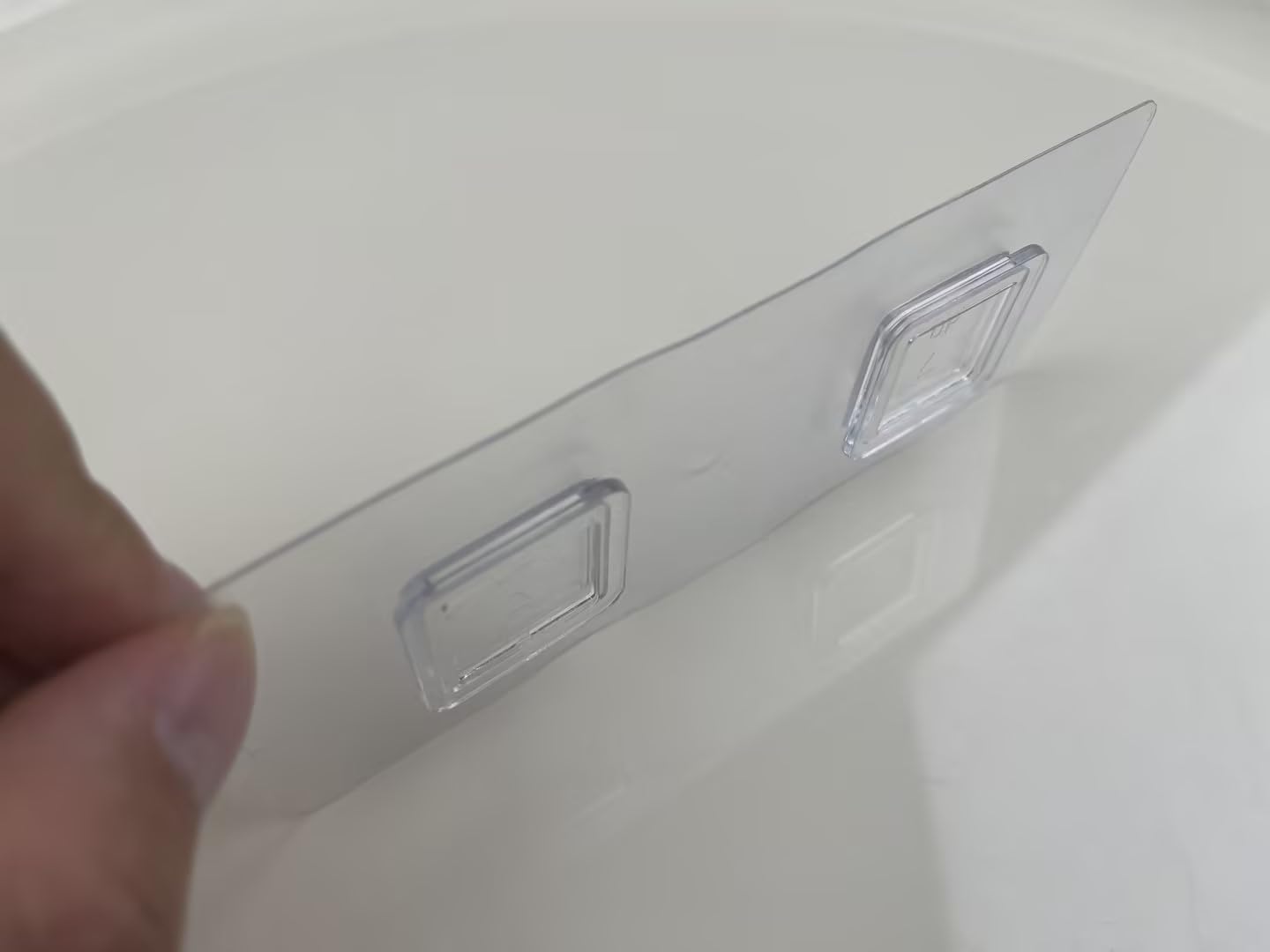 Non-marking Adhesive Backed Sticker and Inlet/outlet Plug Accessory for Wladipw Model T1 Foam and Gel Wall Mounted Soap Dispenser (Transparent)