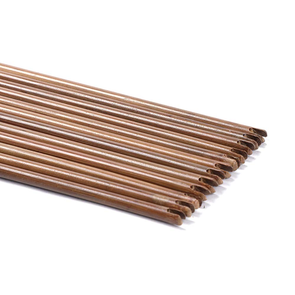 33" Bamboo Arrow Shaft DIY Wooden Arrows OD 7mm/8mm with Nocks for Archery Accessory Bow Arrow Hunting Target Practice 6/12pcs (OD 8mm, 12pcs)