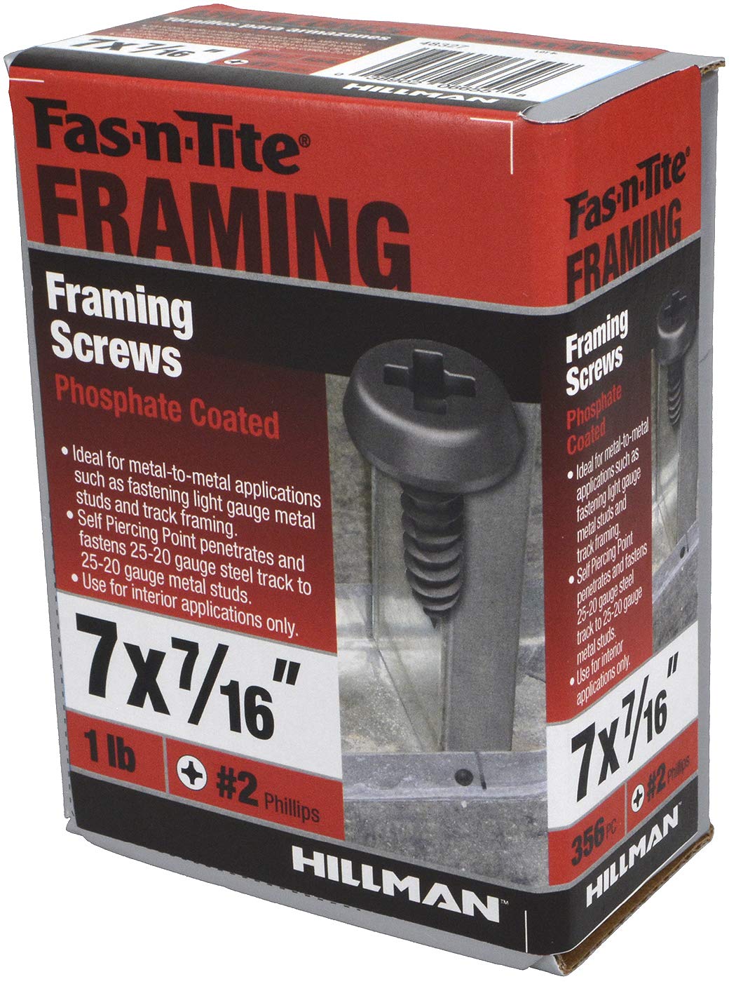 Fas-N-Tite Phosphate-Coated Framing Screw (#7 x 7/16")