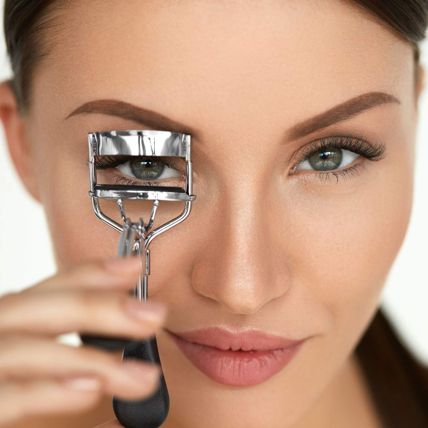 Zhehao Eyelash Curler Refill Eyelash Curler Pad Silicone Rubber Curler Replacement Refill Pad for Universal Lash Curler with Clear Storage Box