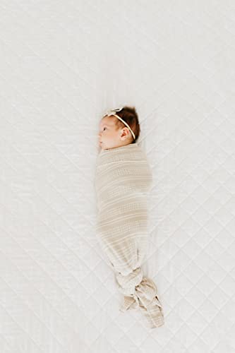 Copper Pearl Large Premium Knit Baby Swaddle Receiving Blanket Clay