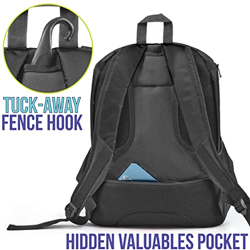 Athletico Basketball Bag - Large Basketball Backpack for Men & Women - Volleyball & Soccer (Black)