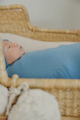Copper Pearl Large Premium Knit Baby Swaddle Receiving Blanket Atlantic