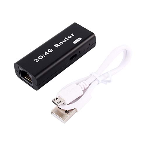 3G 4G Mini Wireless Portable WiFi Router, 3G/4G WiFi WLAN Hotspot 150Mbps RJ45 USB Wireless Router for Most WiFi Device with USB for Computers and Phones
