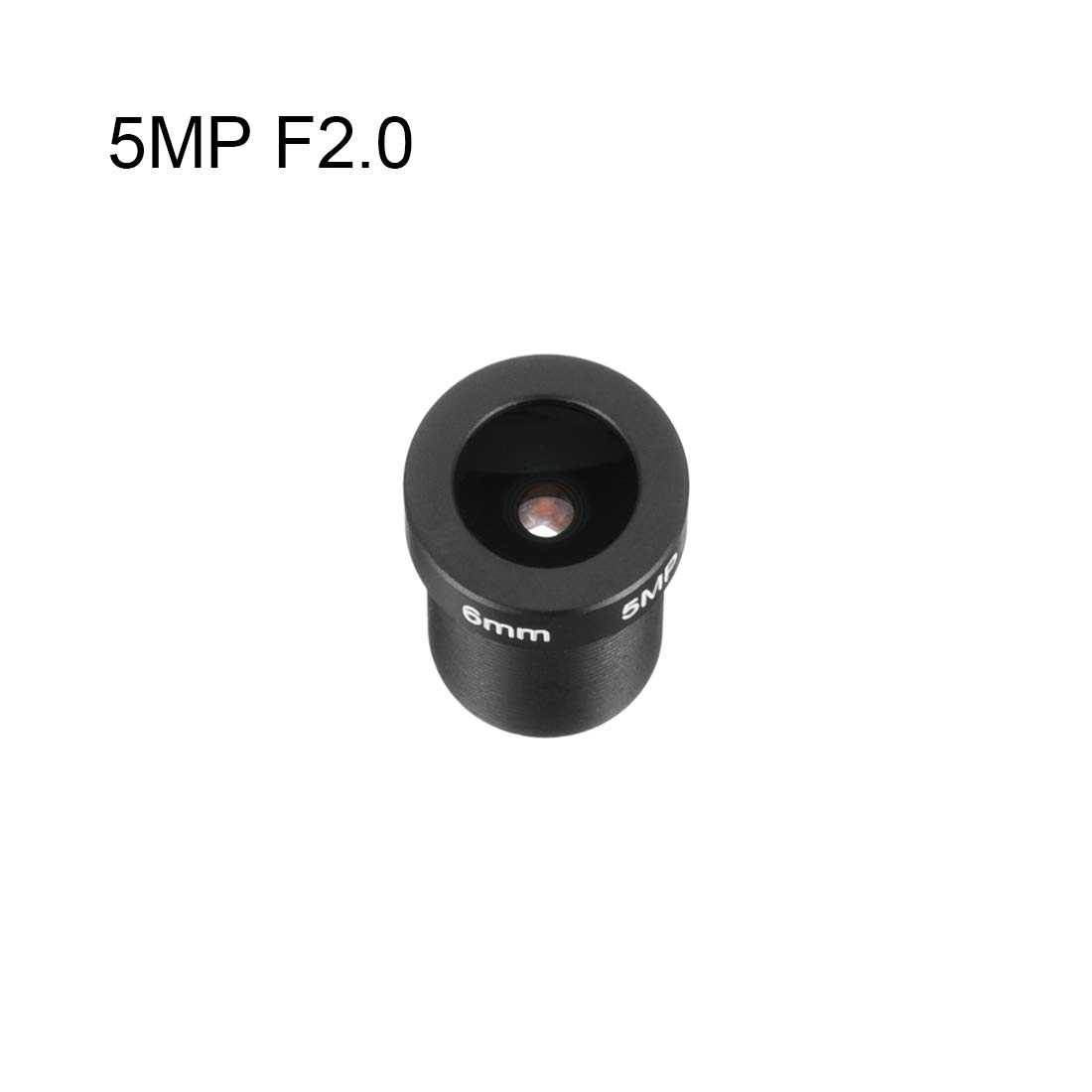 uxcell 6mm 5MP F2.0 FPV CCTV Camera Lens Wide Angle for CCD Camera
