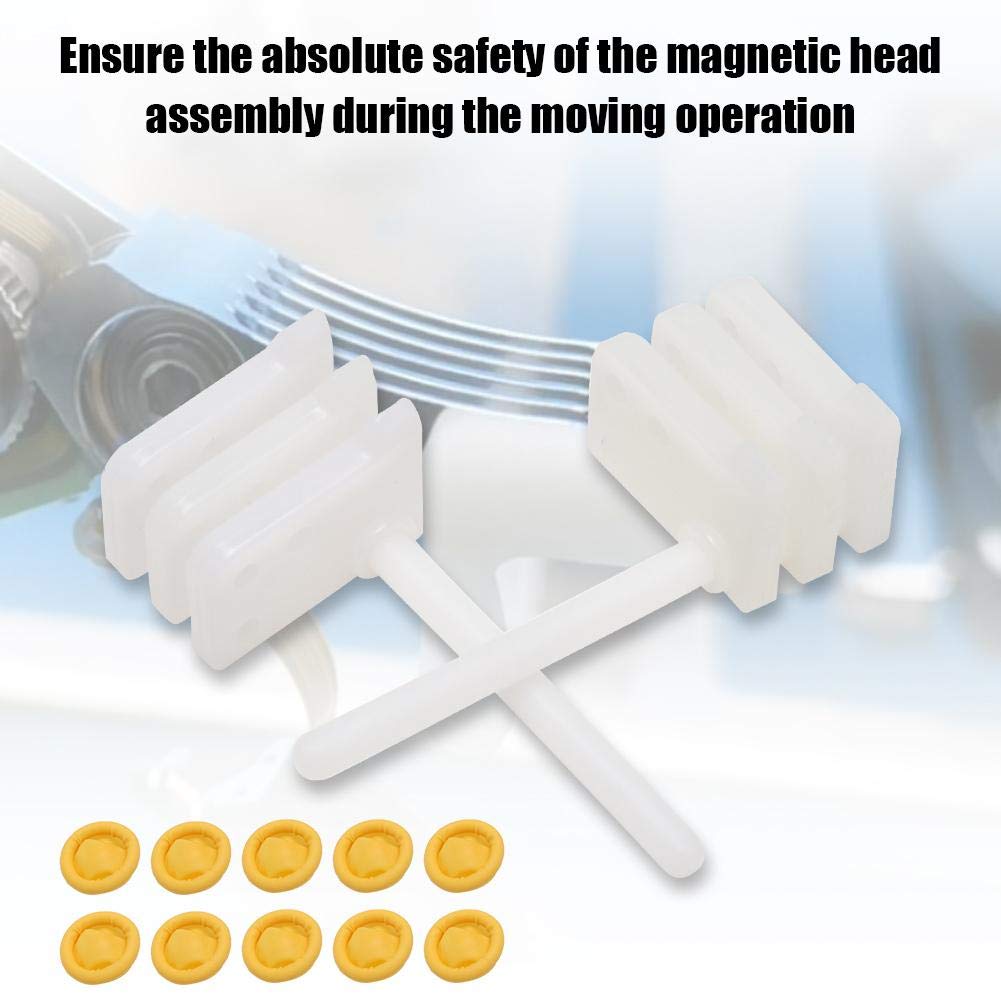 Yoidesu 60PCS Hard Drive Repair Head Replacement Tools,Magnetic Head Change Kit for 2.5/3.5 inch Hard Drive,HDD Head Comb Tool Kit Have Good Synchronization for Data Recovery Operations
