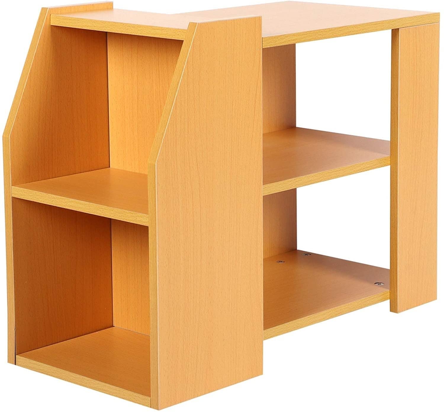 3 Tier Modern Bookshelf Storage Rack Sofa Side Table for Living Room Home Office Furniture