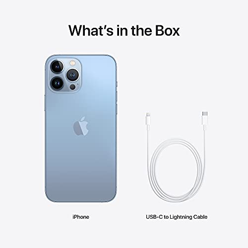 Apple iPhone 13 Pro Max (1TB, Sierra Blue) [Locked] + Carrier Subscription