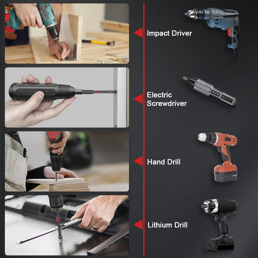 4 inch Magnetic Impact Phillips Bit #2 Insert Bits Anti-Slip Long Phillips Screwdriver Bits Magnetic PH2 1/4 Inch Hex Shank Cross Impact Driver Bit with Case for Power Drill (6PC,100mm)