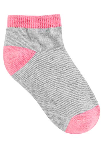 Simple Joys by Carter's Baby 12-Pack Socks, Pink/Grey/White, 4-5T
