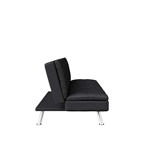 Serta Nelson Convertible Sofa Bed, Black