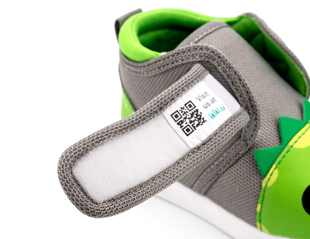 ikiki Squeaky Shoes for Toddlers/Little Kids (Fierce Dragon, Green, Size 8)