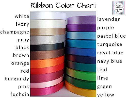 50 Personalized Ribbons Bridal Wedding Favor Baby shower Centerpieces, Photo Frames, Party, Invitations or Sprinkle - Custom Made