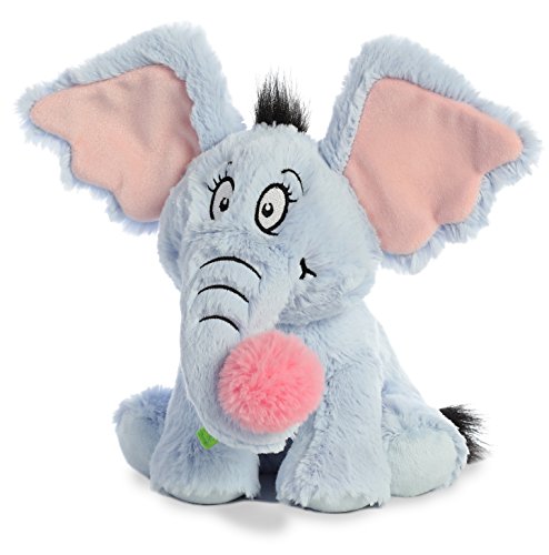 Aurora® Whimsical Dr. Seuss™ Horton Stuffed Animal - Magical Storytelling - Officially Licensed - Blue 12 Inches